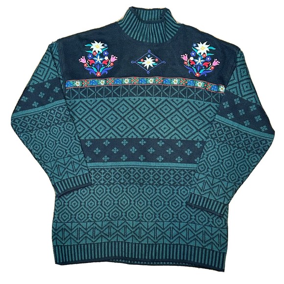 Obermeyer | Sweaters | Vintage Obermeyer Womens Wool Sweater Small ...